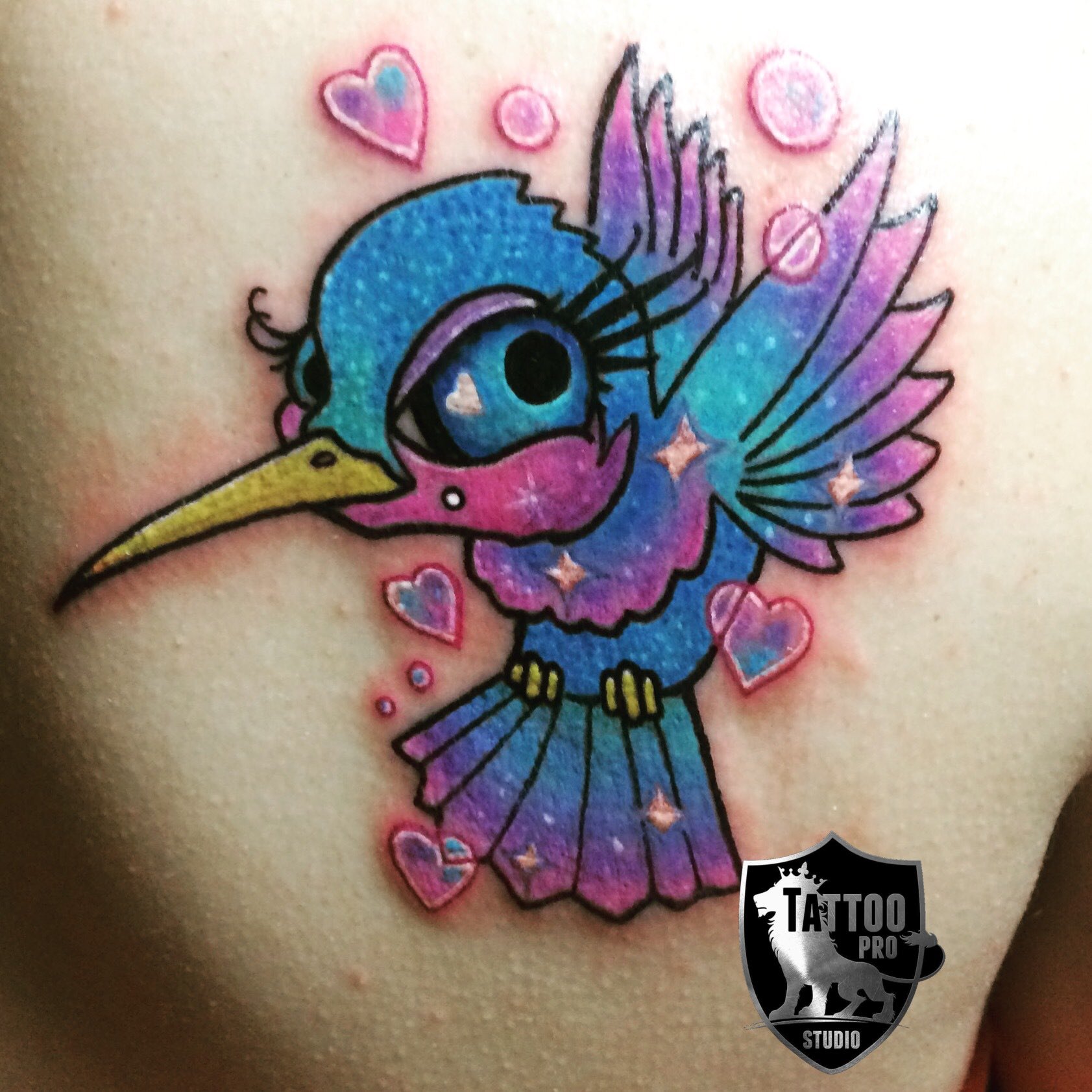 Girly Hummingbird Tattoos Black Florals Temporary Tattoos Girls