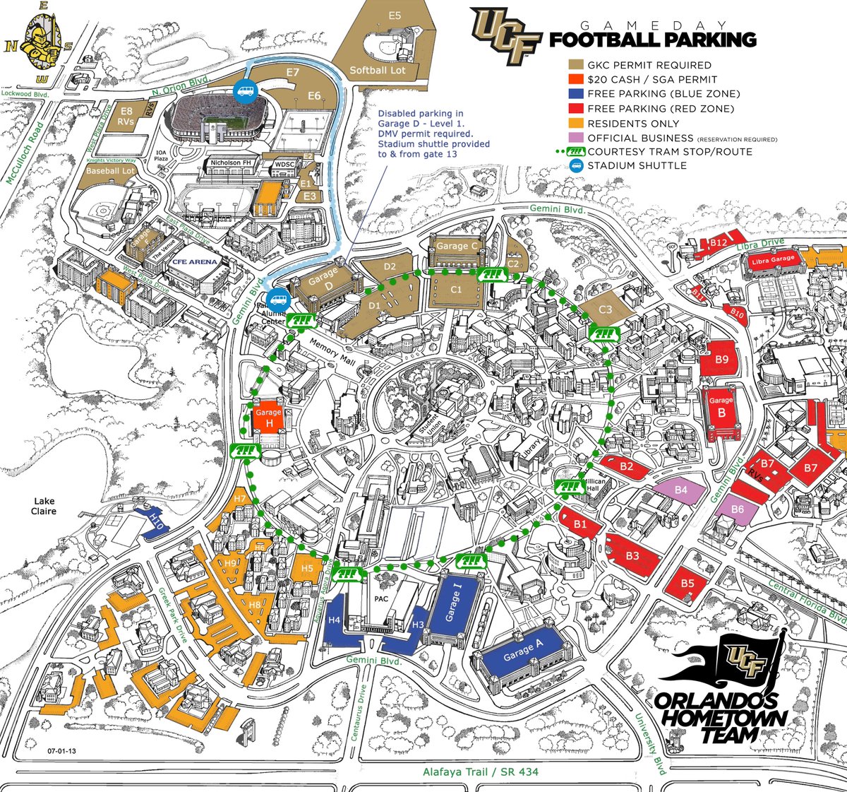 Valencia College West Campus Map