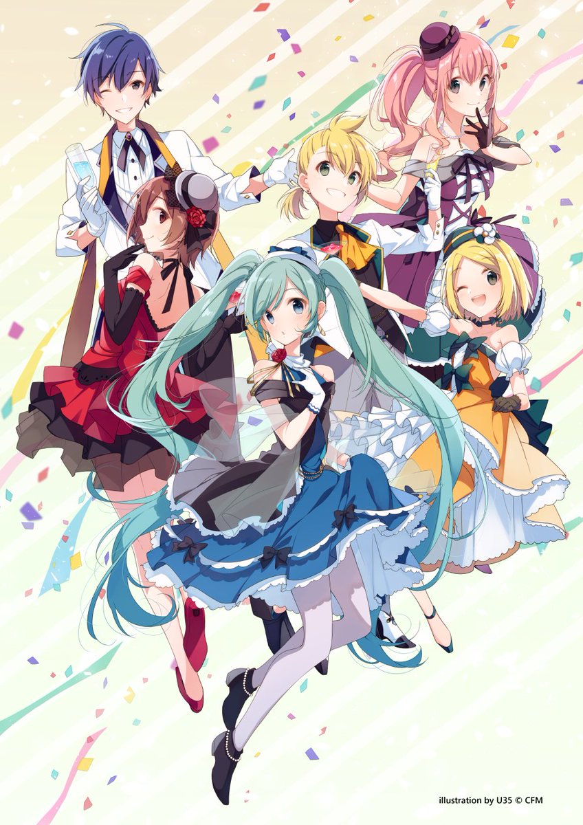 初音ミク ,鏡音レン ,鏡音リン ,カイト(ボーカロイド) ,巡音ルカ ,メイコ(VOCALOID) 「アニメイトにて現在開催中の「初音ミク 10th Anniversary フェア ...