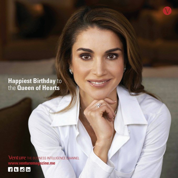 Queen Rania's Birthday Celebration | HappyBday.to