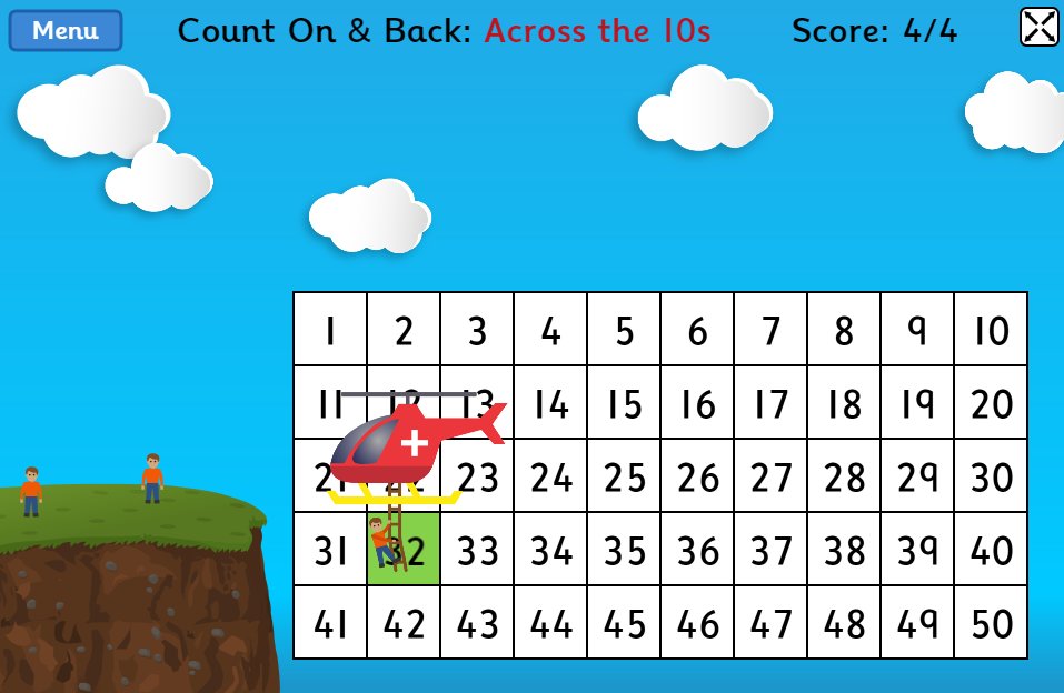 Topmarks Maths Helicopter Rescue