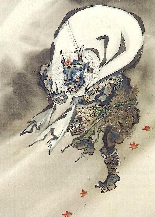 Japanese Wind God