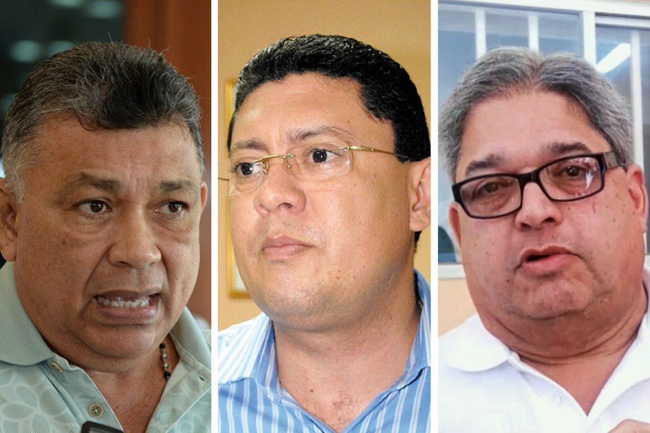 Wilfredo Navarro, Miguel Rosales y Byron Jerez se sacaron los "trapos ...