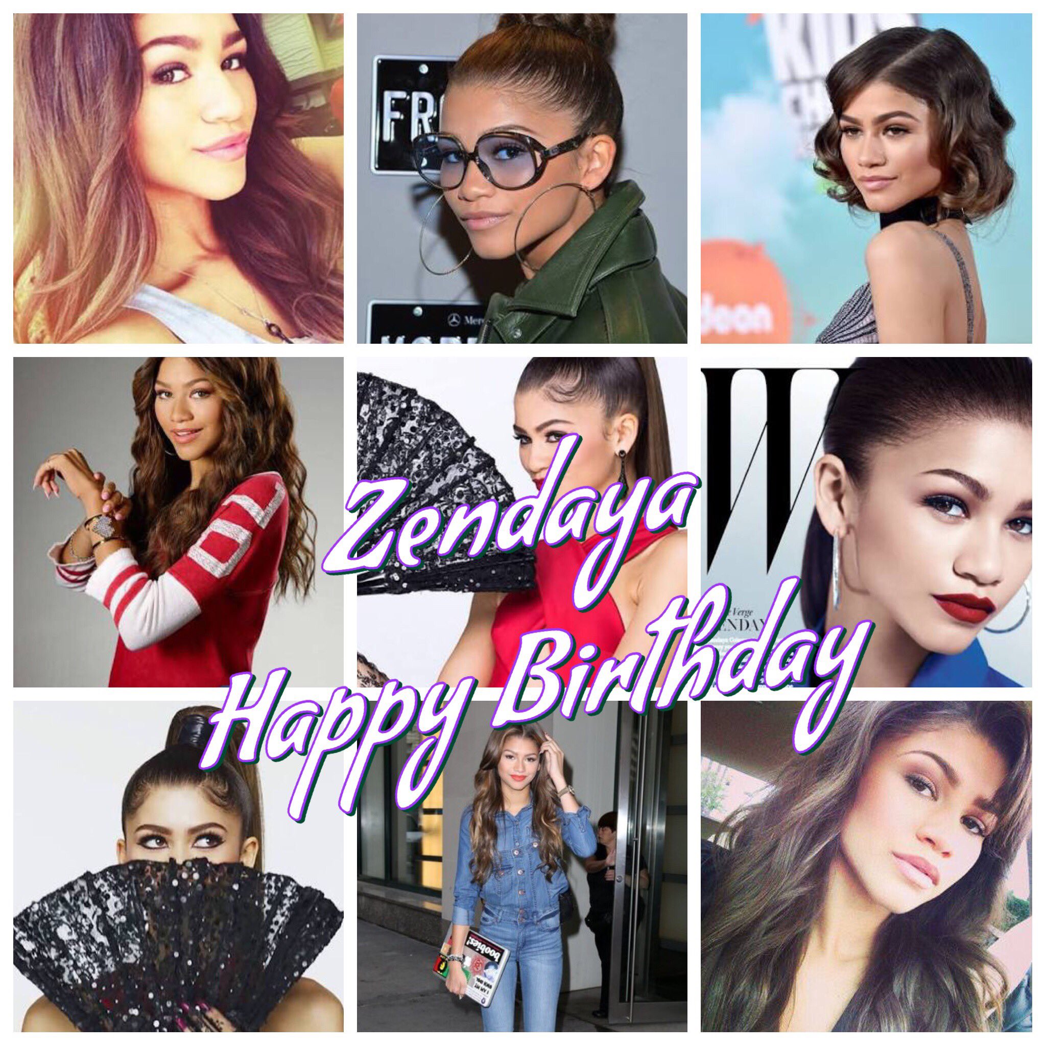 Zendayas Birthday Celebration Happybday To