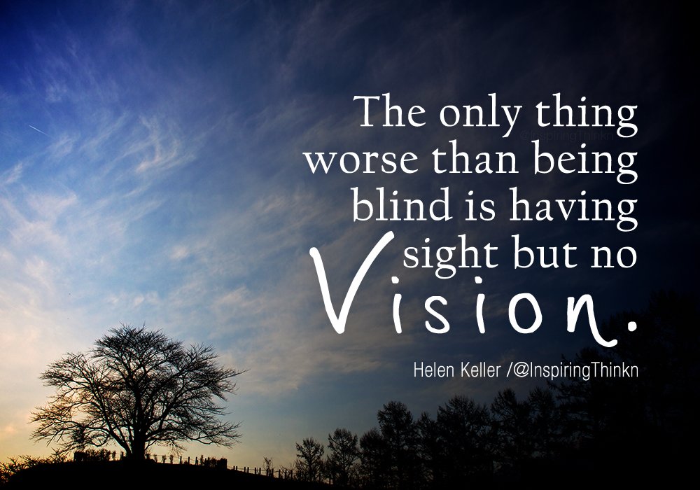 Helen Keller Quotes About Vision