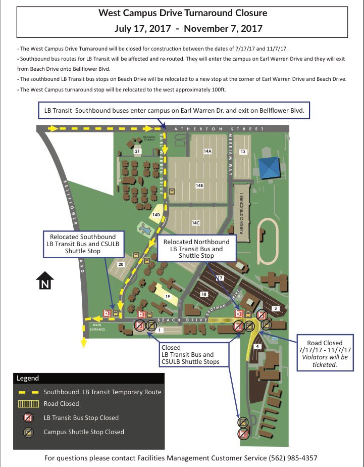 Csu Long Beach Campus Map - Map