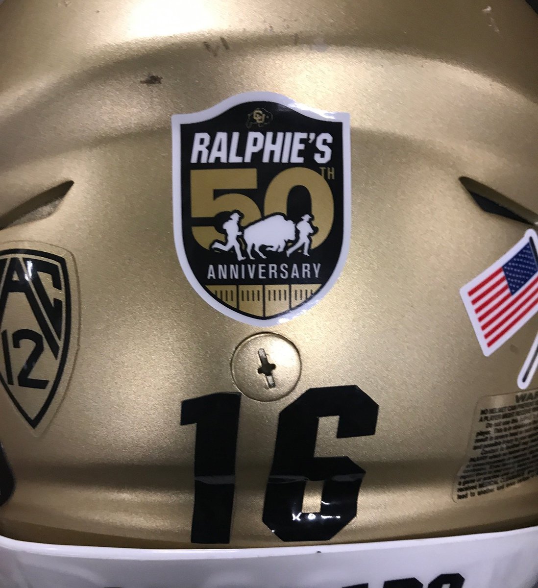 Colorado to wear stickers marking the 50th Anniversary of the Ralphie ...