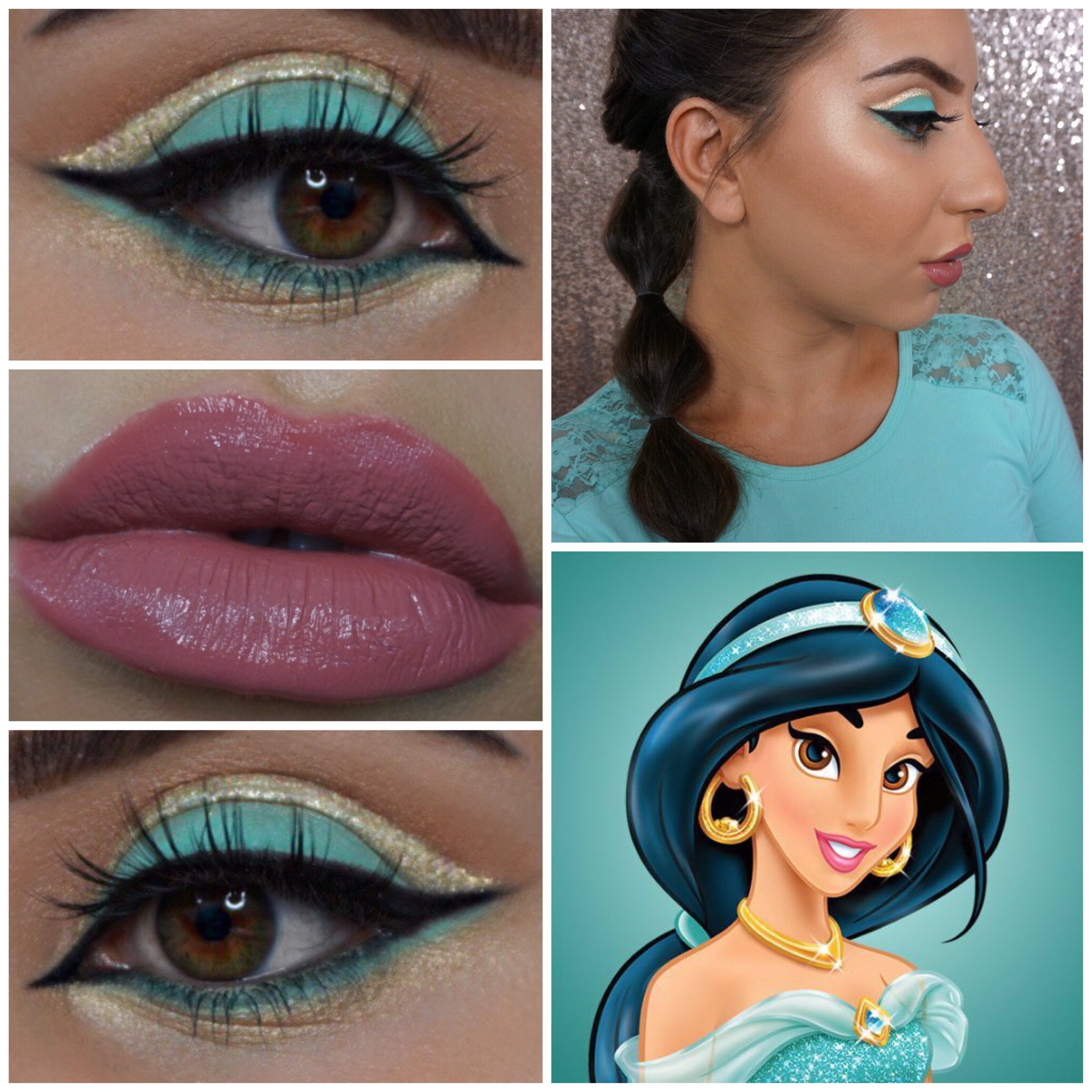 Princess Jasmine Makeup Zombie Princess Jasmine Halloween Makeup | PS