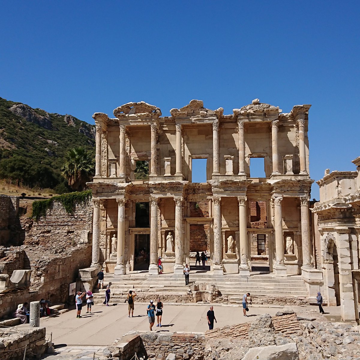 Roman History on Twitter: "The Temple of Adrian in Ephesus, Turkey, was ...