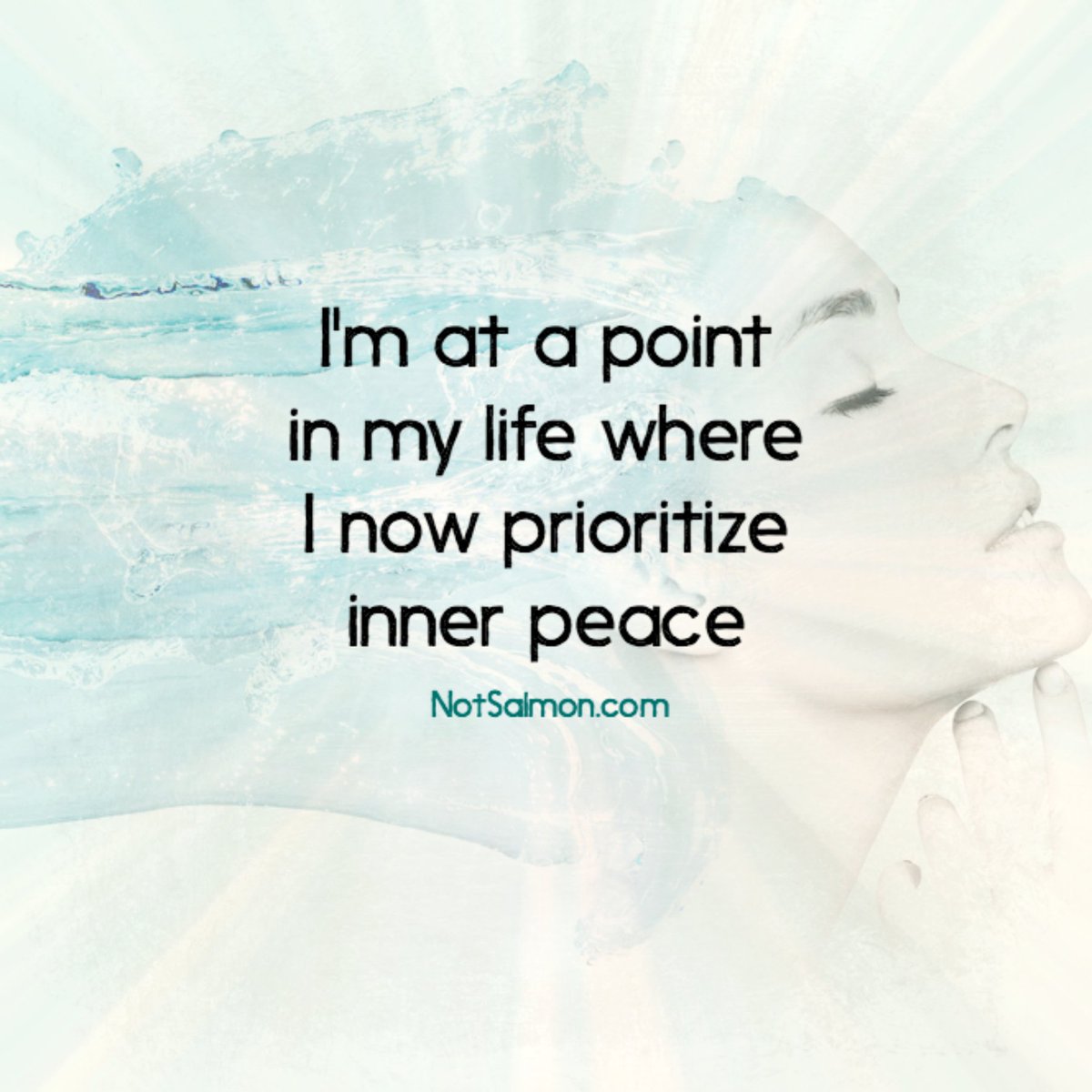 I'm at a point in my life where i now prioritize inner #peace. # ...