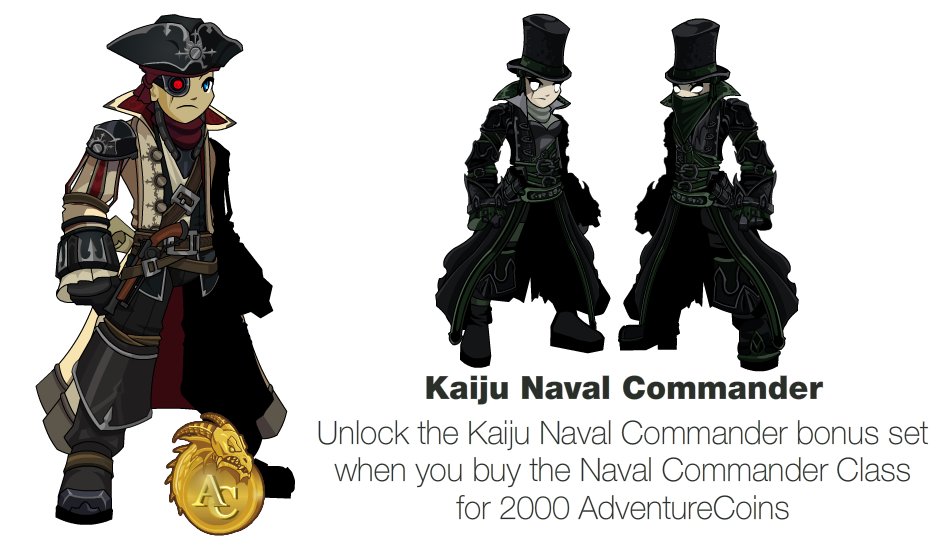Bonus pra Naval Commander Class – AQWCangaceiros