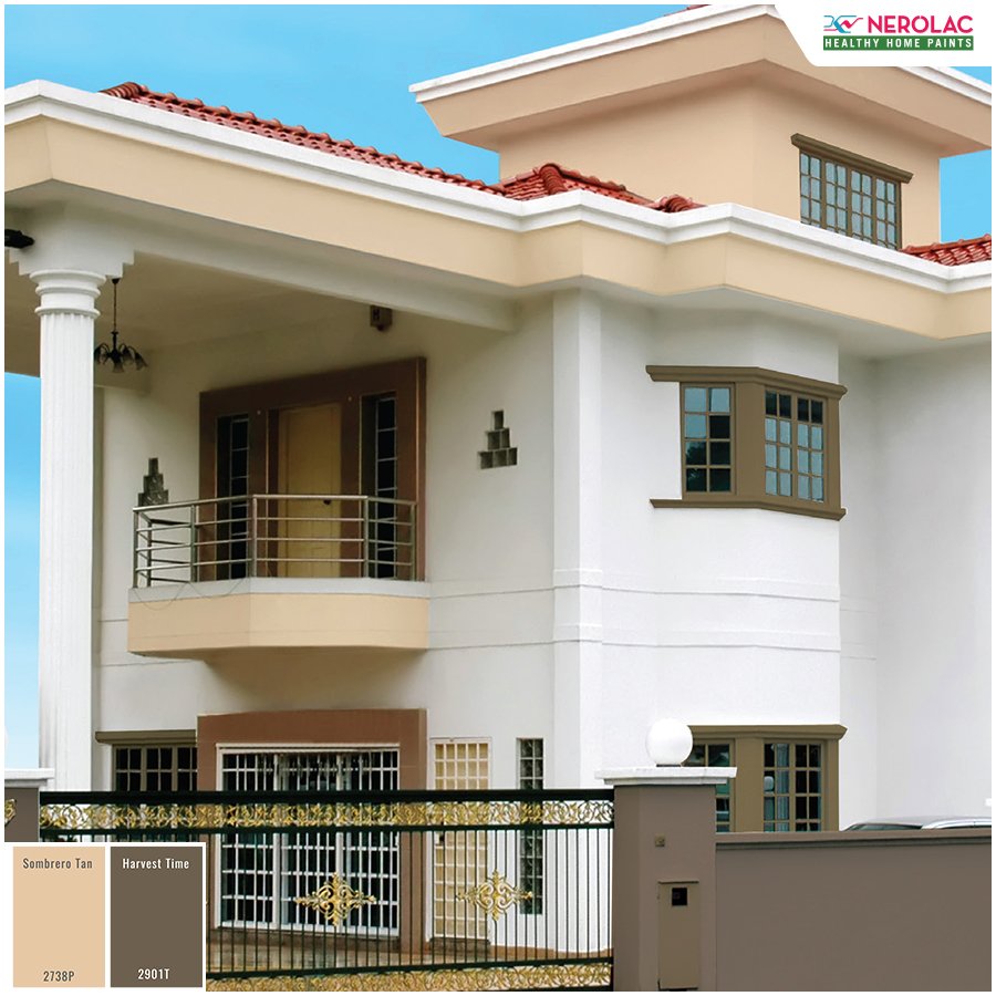 Nerolac Paints Colour Combinations Exteriors