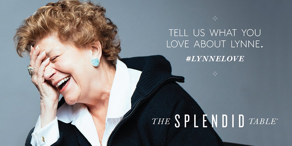 Lynne Rossetto Kasper Splendid Table