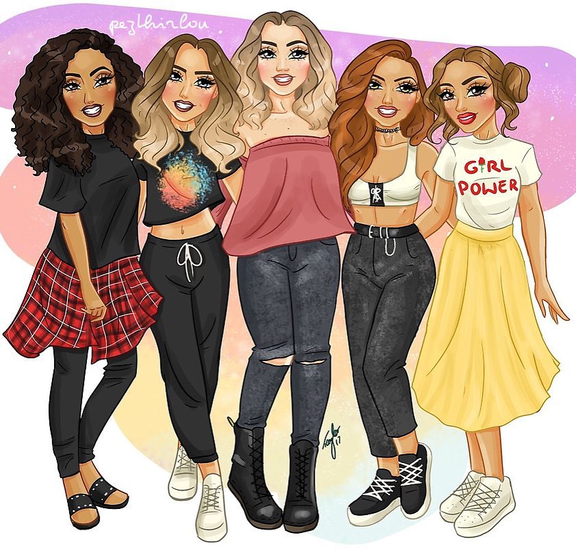 Little Mix Cartoon Drawing