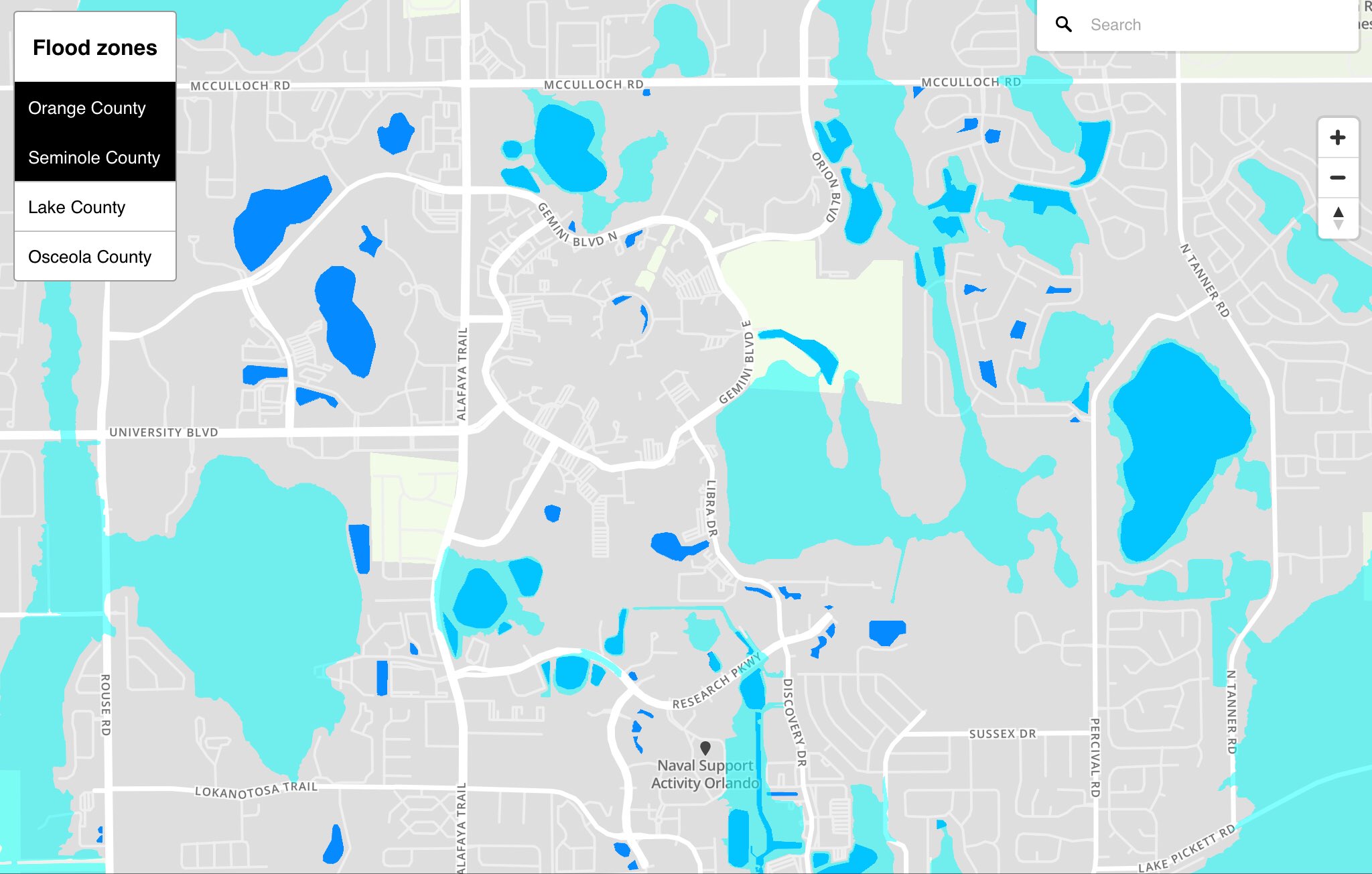 Flood Zone Map Orlando Florida