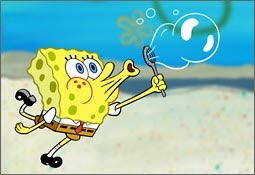 Spongebob Bubble Blowing