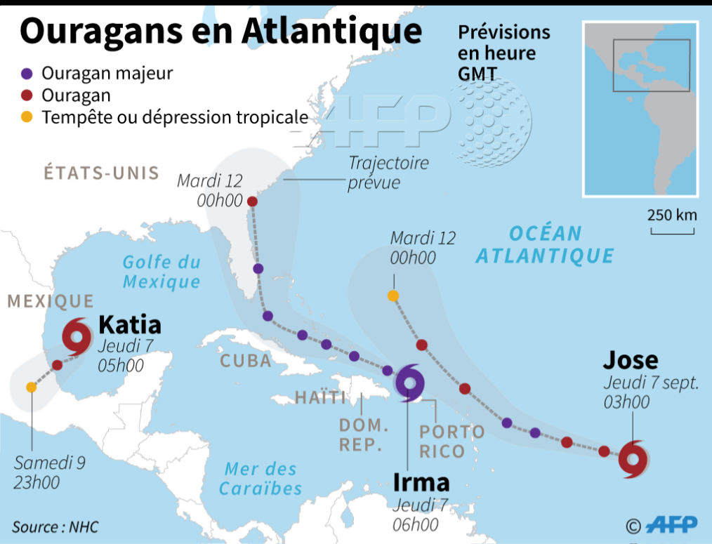 DIRECT. Ouragan Irma : les principales centrales électriques sont à l'arrêt