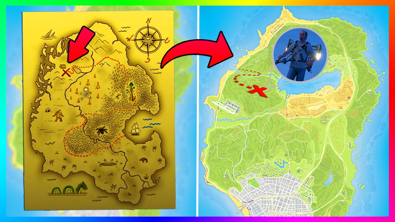 Gta 5 Jetpack Map GTA 5 Map, Based On Where Your Bunker Is Located