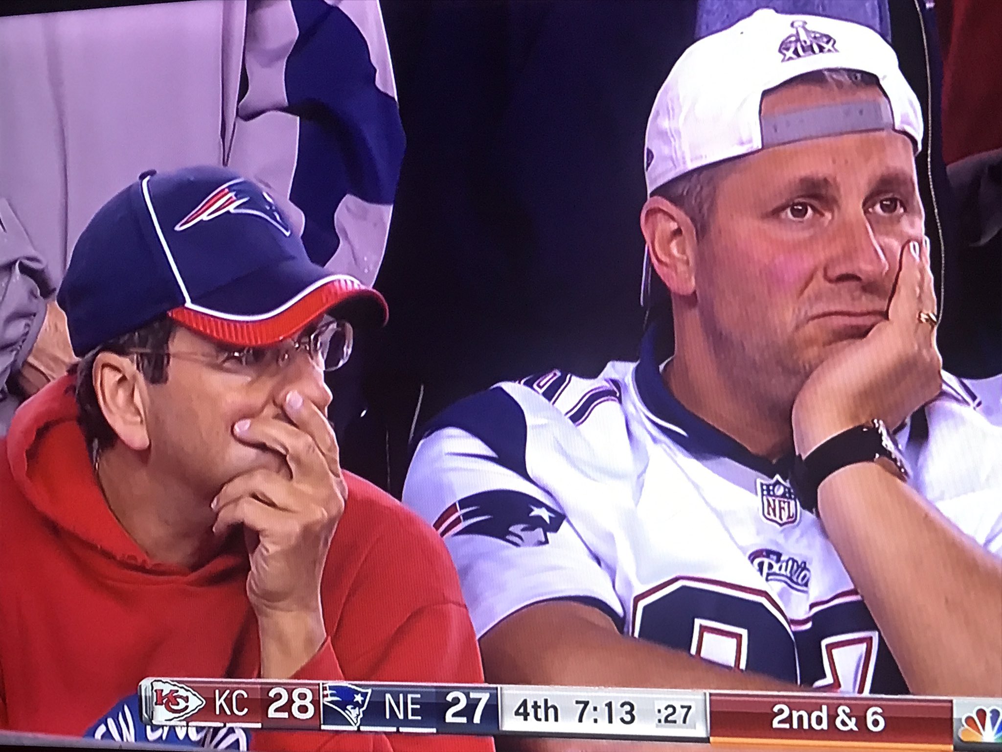 Patriots Crowd Crying