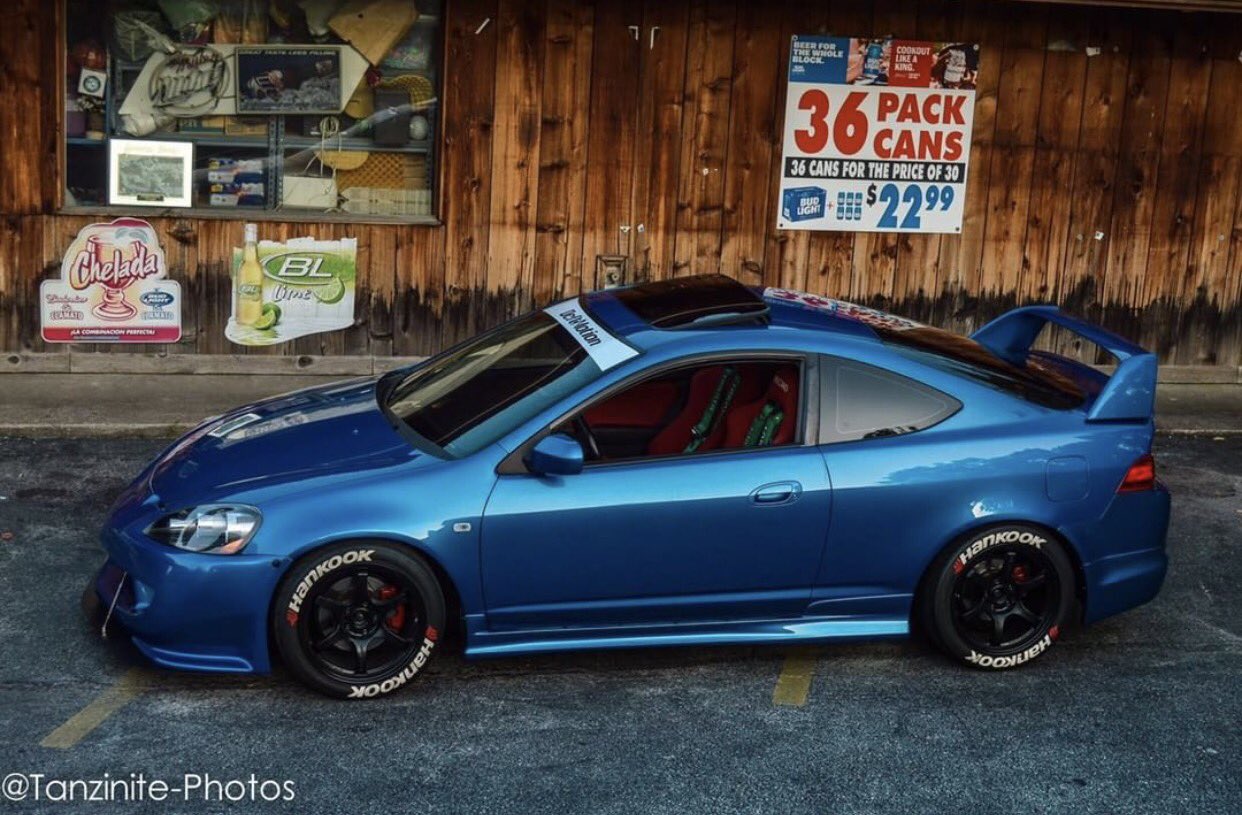 Blue Acura Rsx Type S