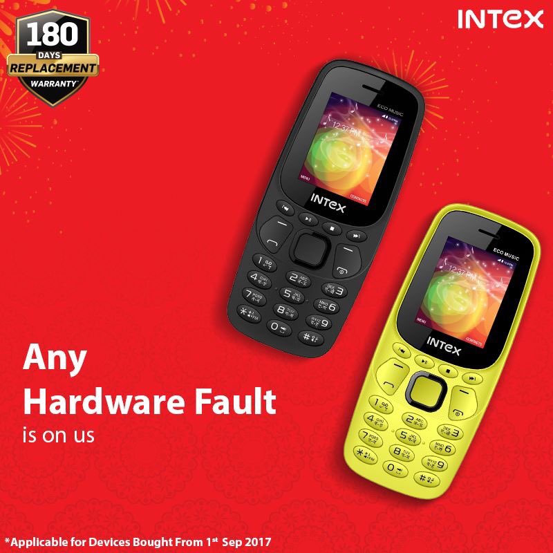 Intex promises 180days replacement warranty for feature phones - gavnit.com