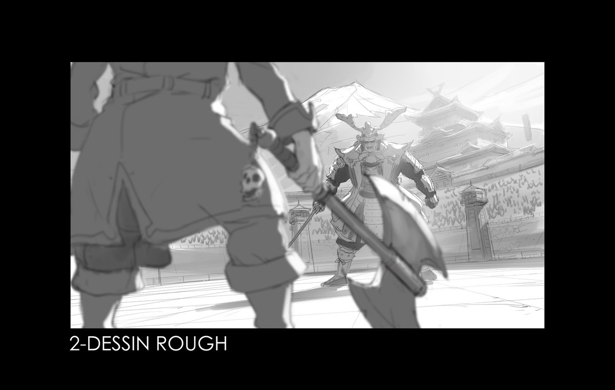 「Étapes de fabrication de mon illustration pour l'ep 8 de l'É ...