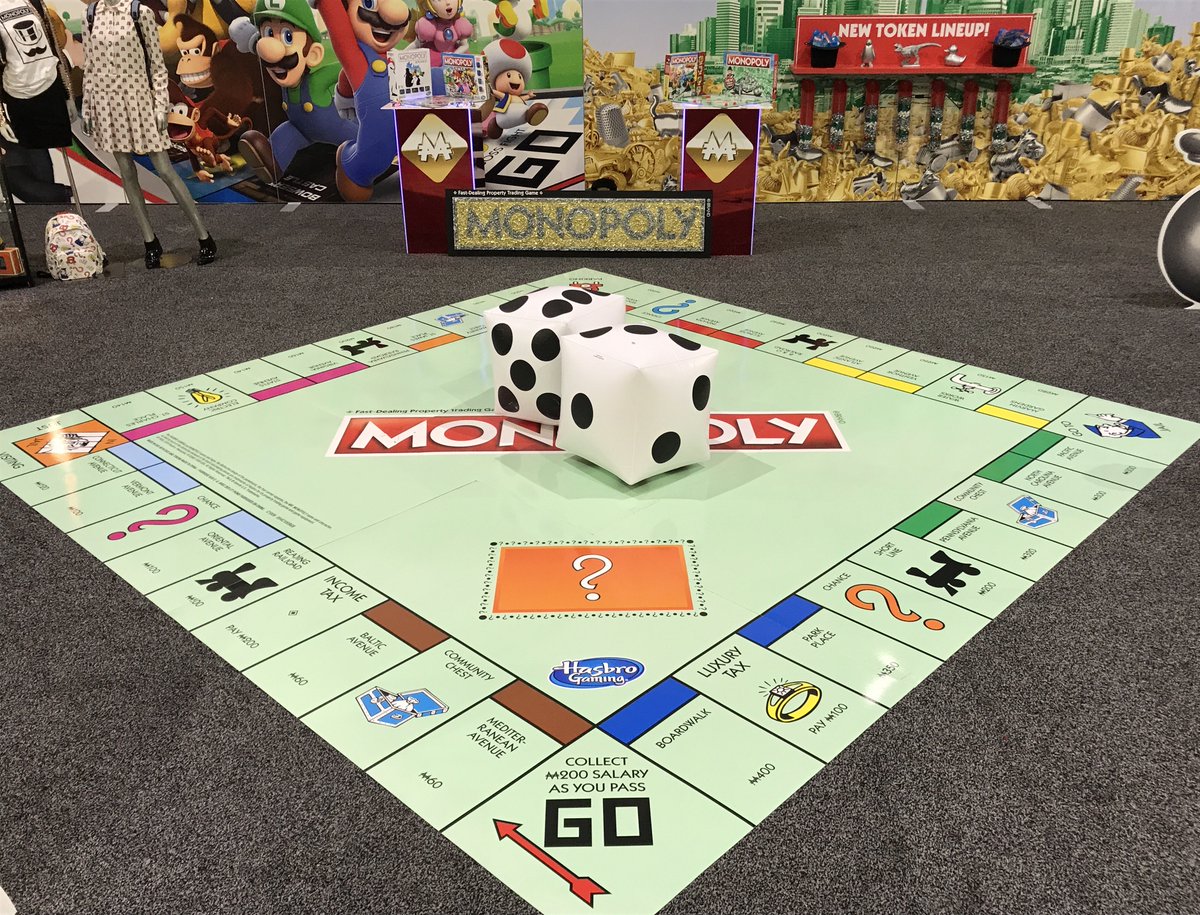 Monopoly fans can experience this supersized Monopoly board HASCON ...