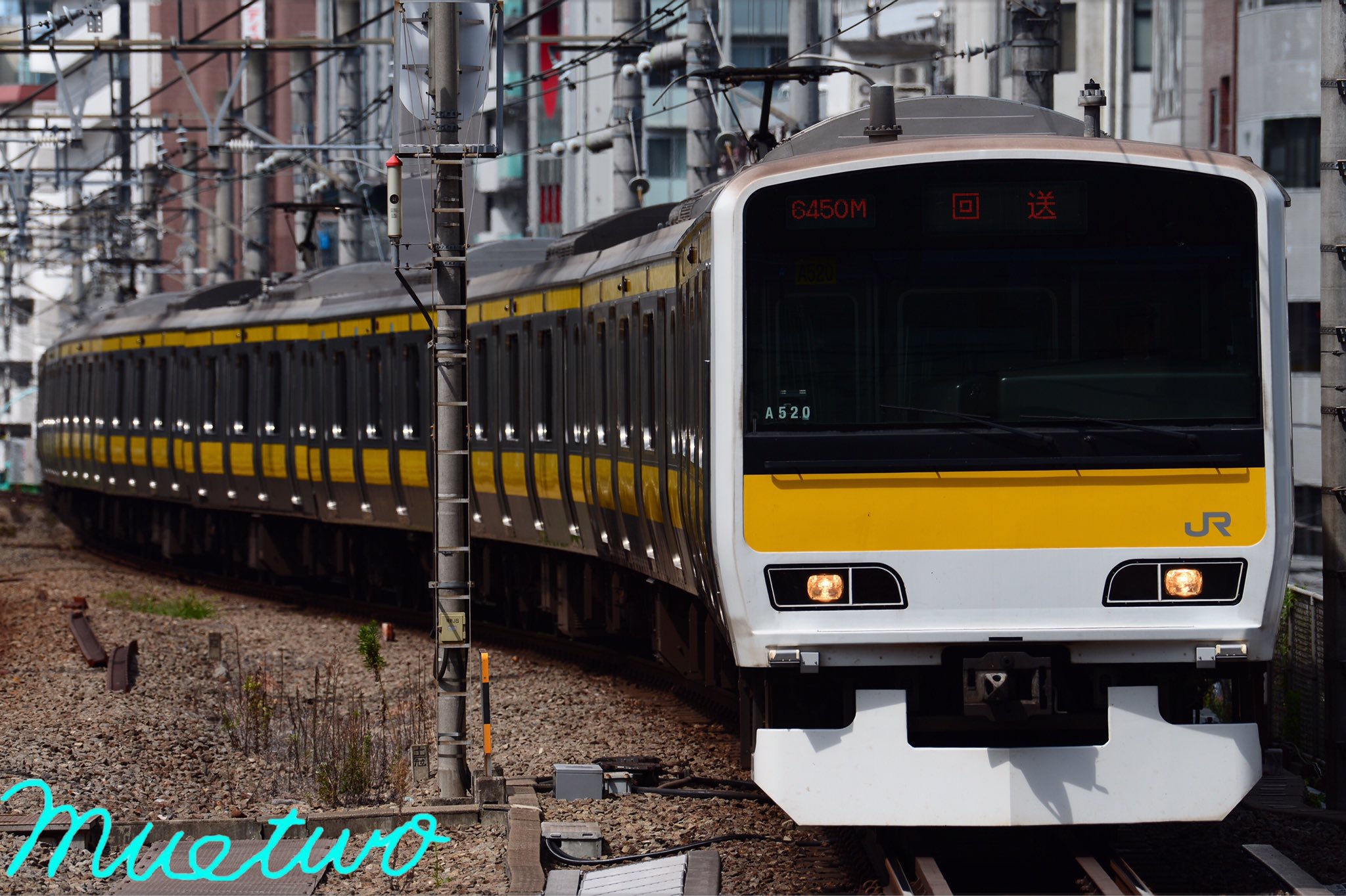 mue two on Twitter: "回6470M E231系 A520編成 TK入場 回6450M 同上…