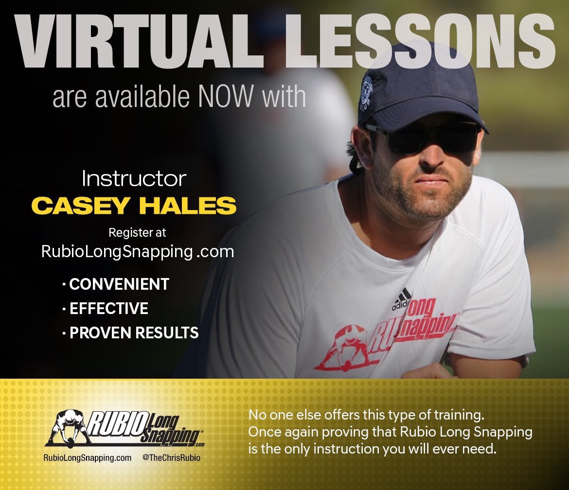 Rubio Long Snapping® on Twitter: "As football season get rolling, remember to stay sharp with ...