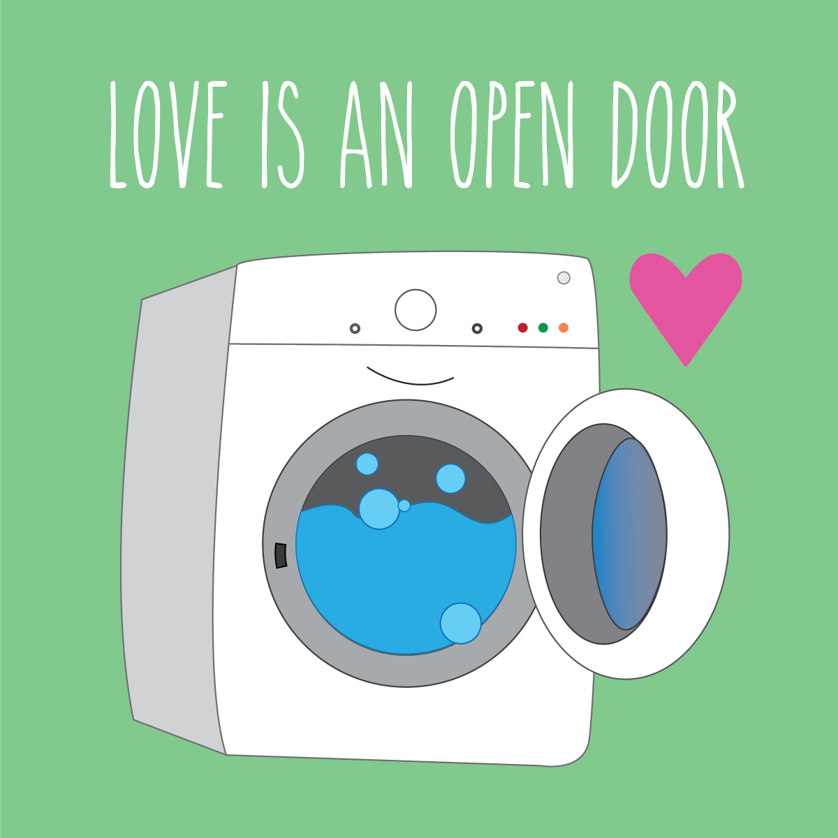 Leave Washer Open Lid