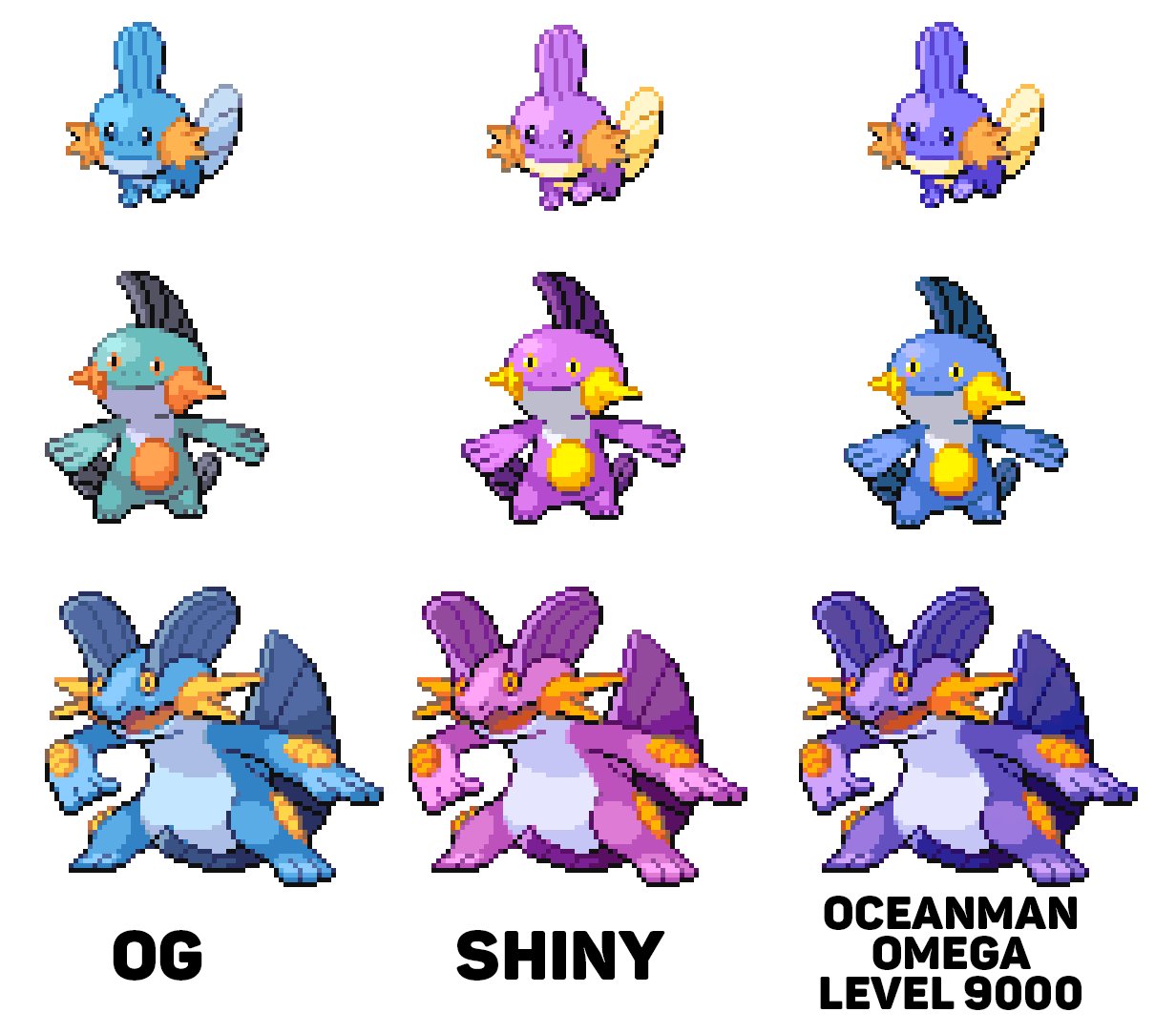 Shiny Swampert Sprite