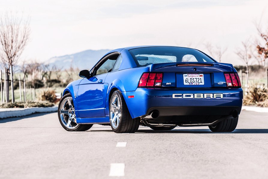 2003 Sonic Blue Mustang