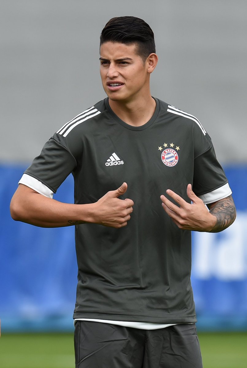 James Rodríguez, Lewandowski, Robben... Excited to see Bayern in action ...