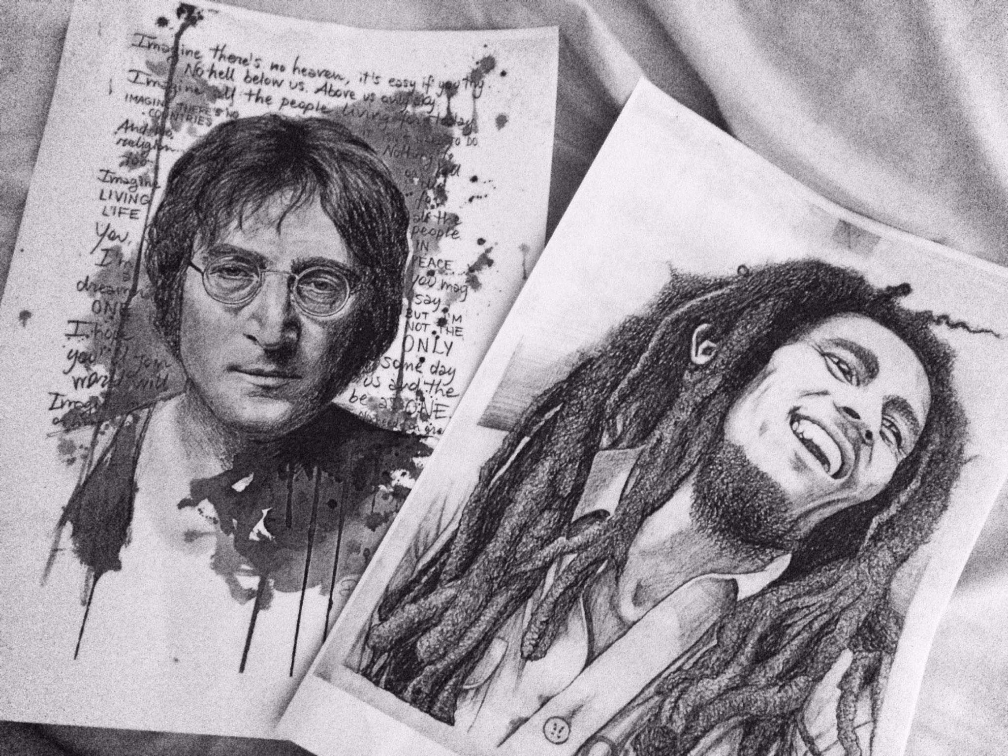 John Lennon Peace Wallpaper