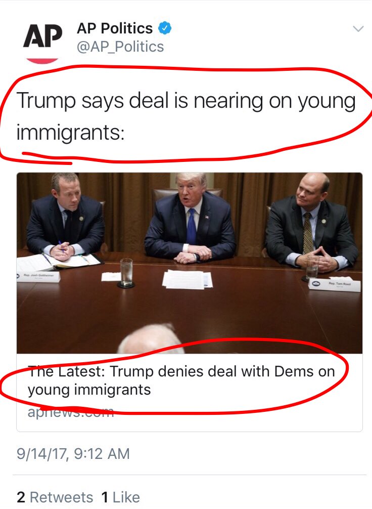 Disorientation over Daca and Democrats | The minute | US news | The ...