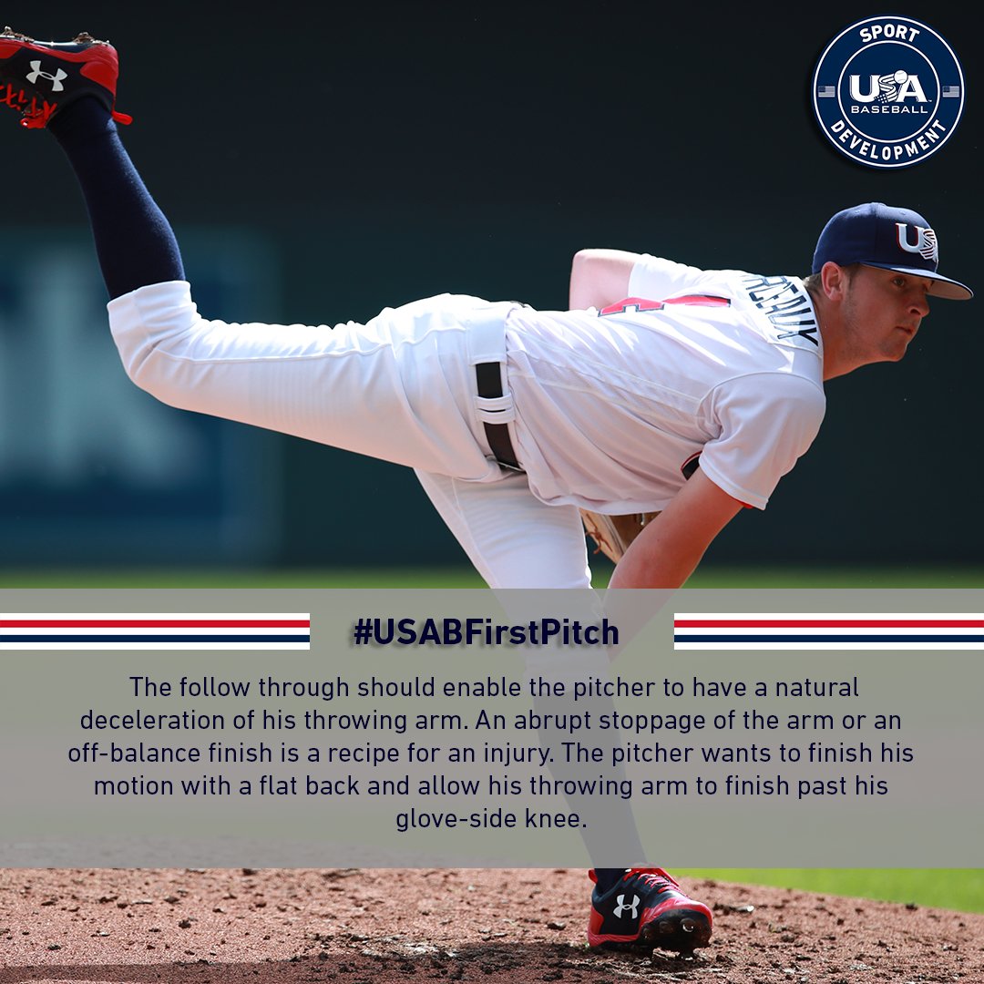 Pitcher Baseball Follow Through