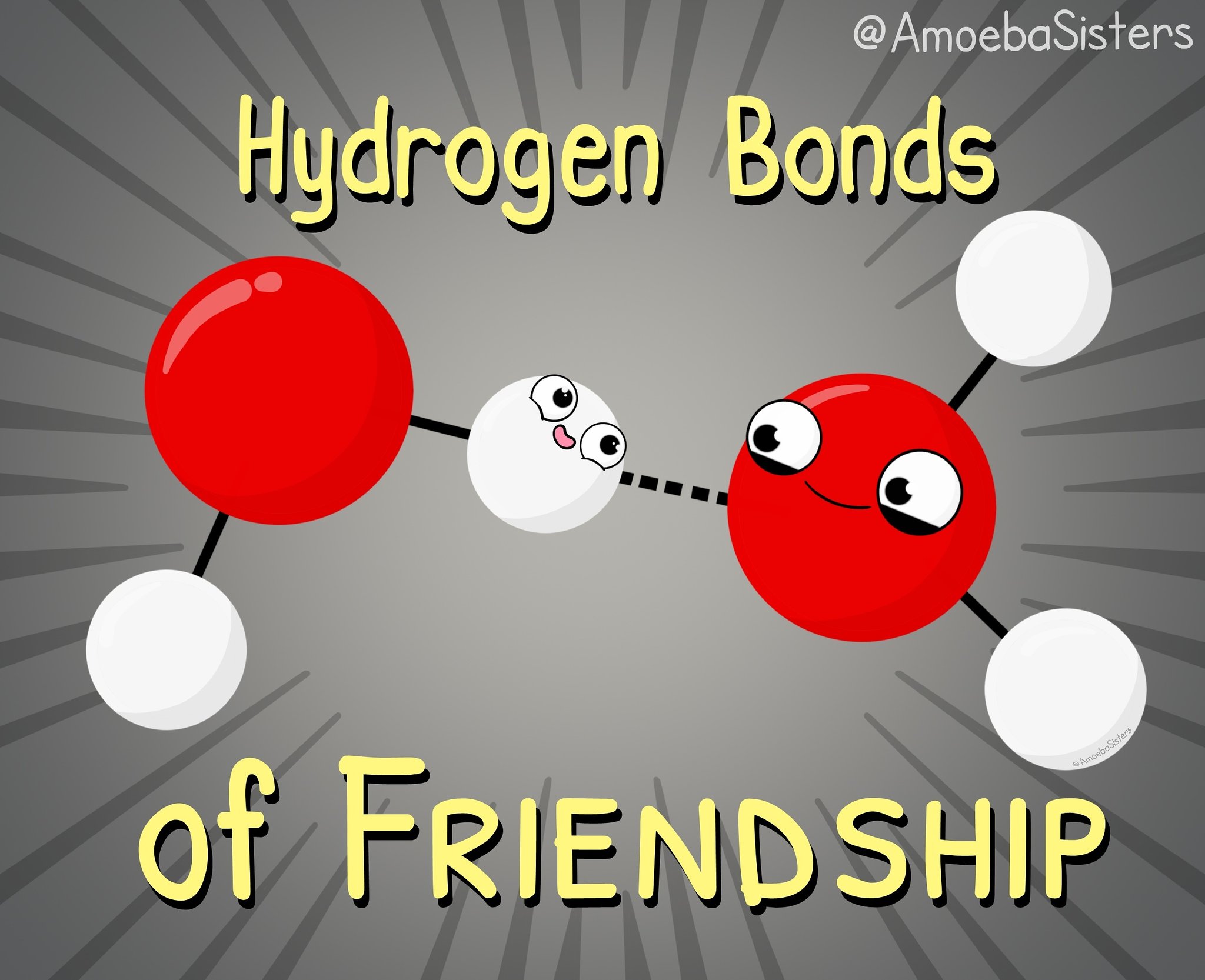 Hydrogen Bond Cartoon