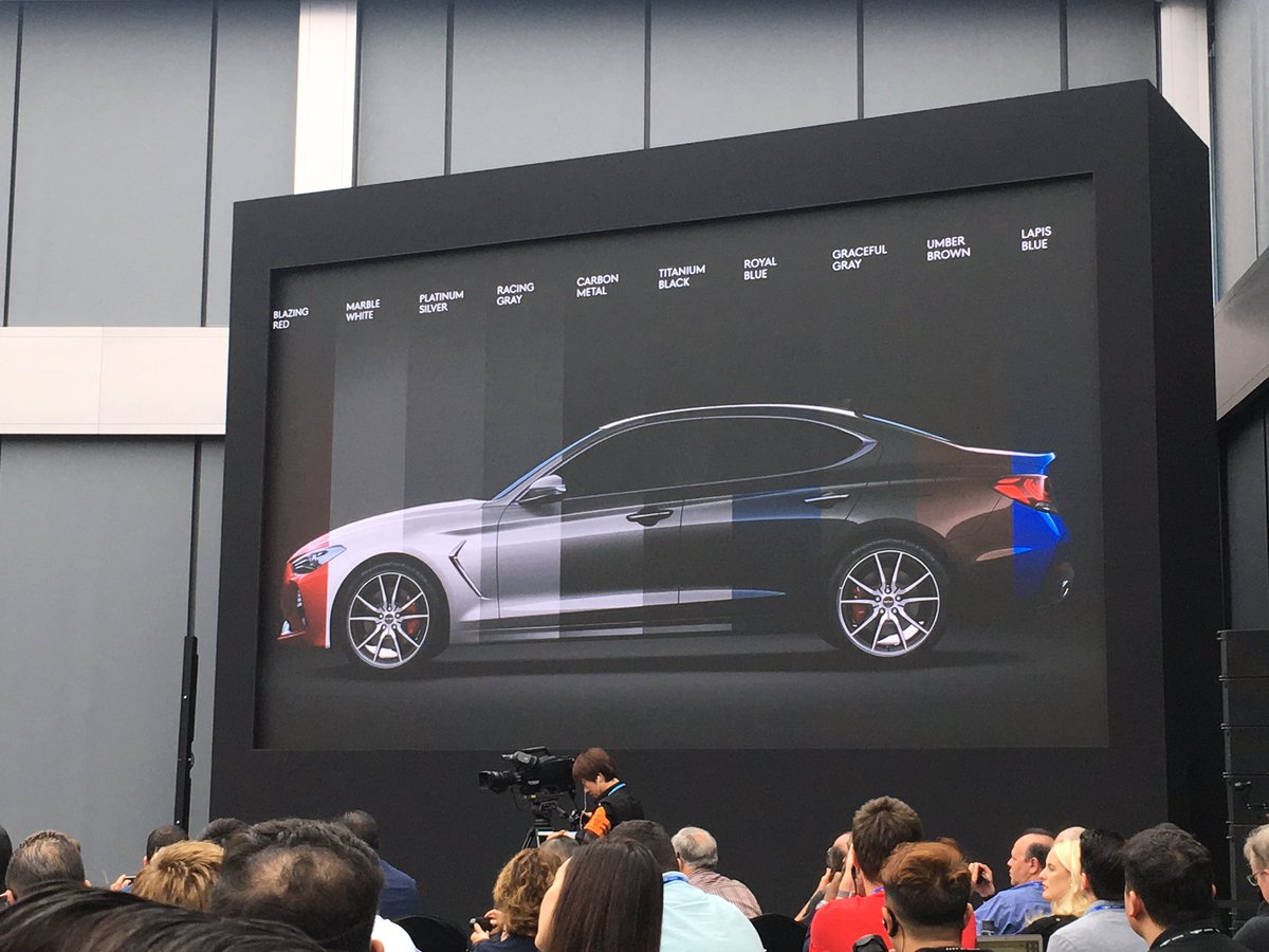 2019 Genesis G70 sports sedan officially revealed (3-series competitor ...