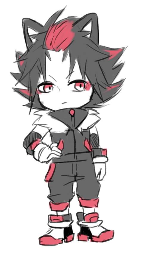 Shadow The Hedgehog Human Chibi