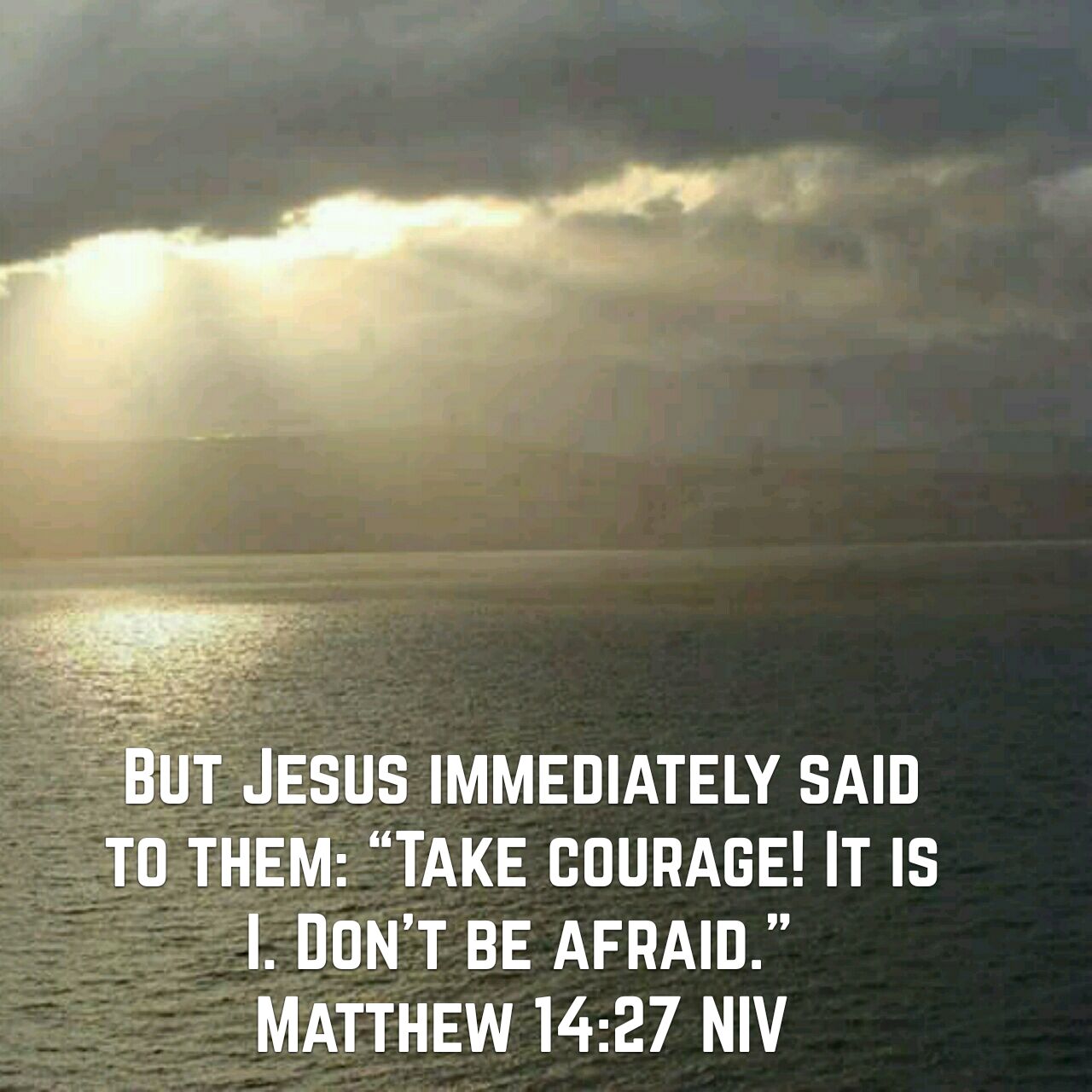 Matthew 14 27