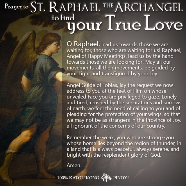 San Rafael Angel Prayer