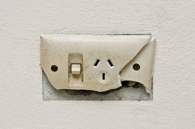 Damaged Electrical Plug