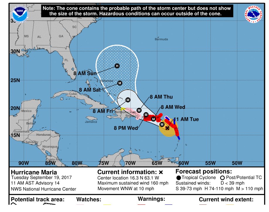 Death reported in Guadeloupe as storm Maria hits – as it happened ...