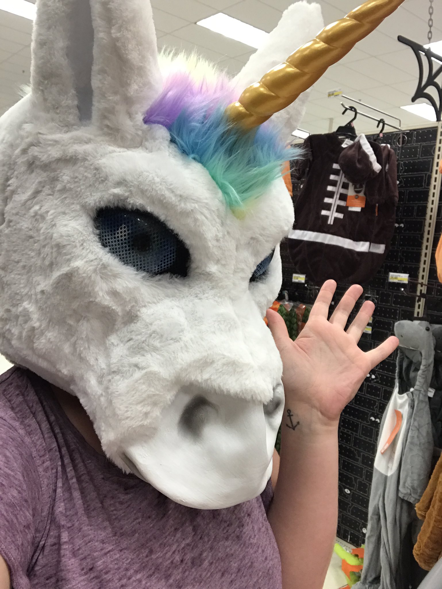 Creepy Unicorn Mask