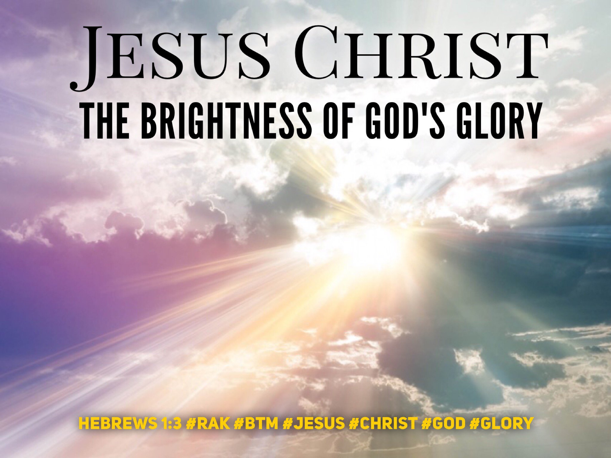 Jesus Christ In His Glory