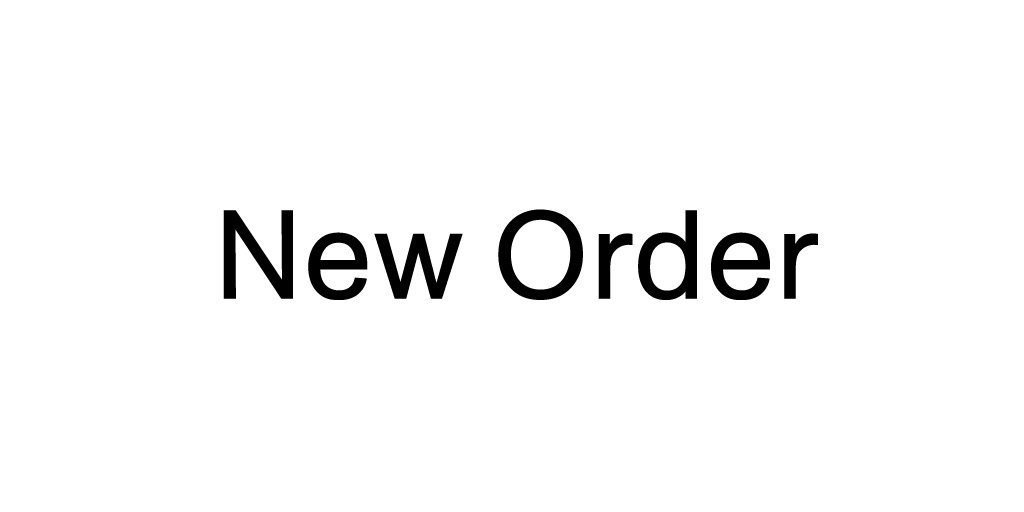 New Order