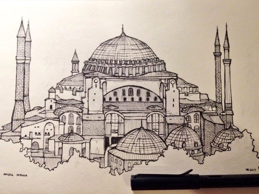 Hagia Sophia Drawing What Is The Hagia Sophia? Learn The History Of