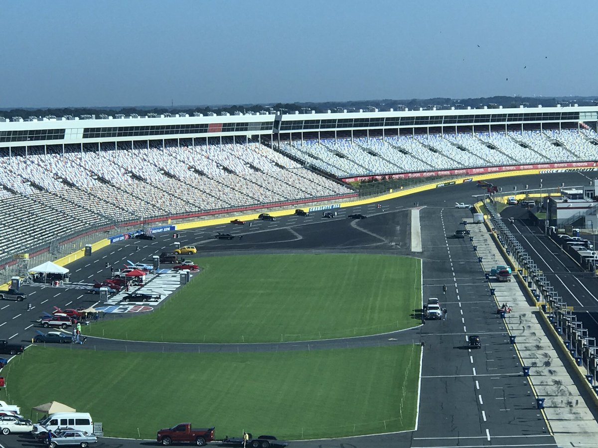 Charlottes new tri oval with what looks like the new Dogleg : r/NASCAR