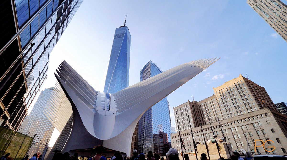 New York City Oculus Train Station and One World Trade Center [OS][OC ...