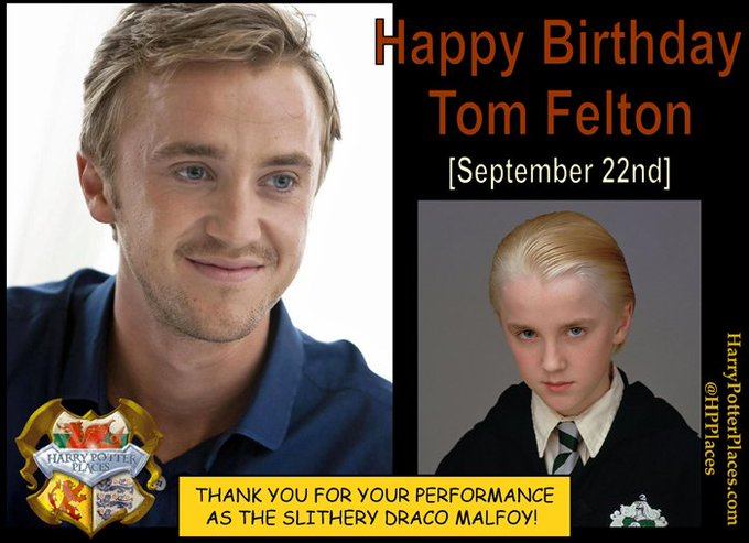 Tom Felton's Birthday Celebration | HappyBday.to